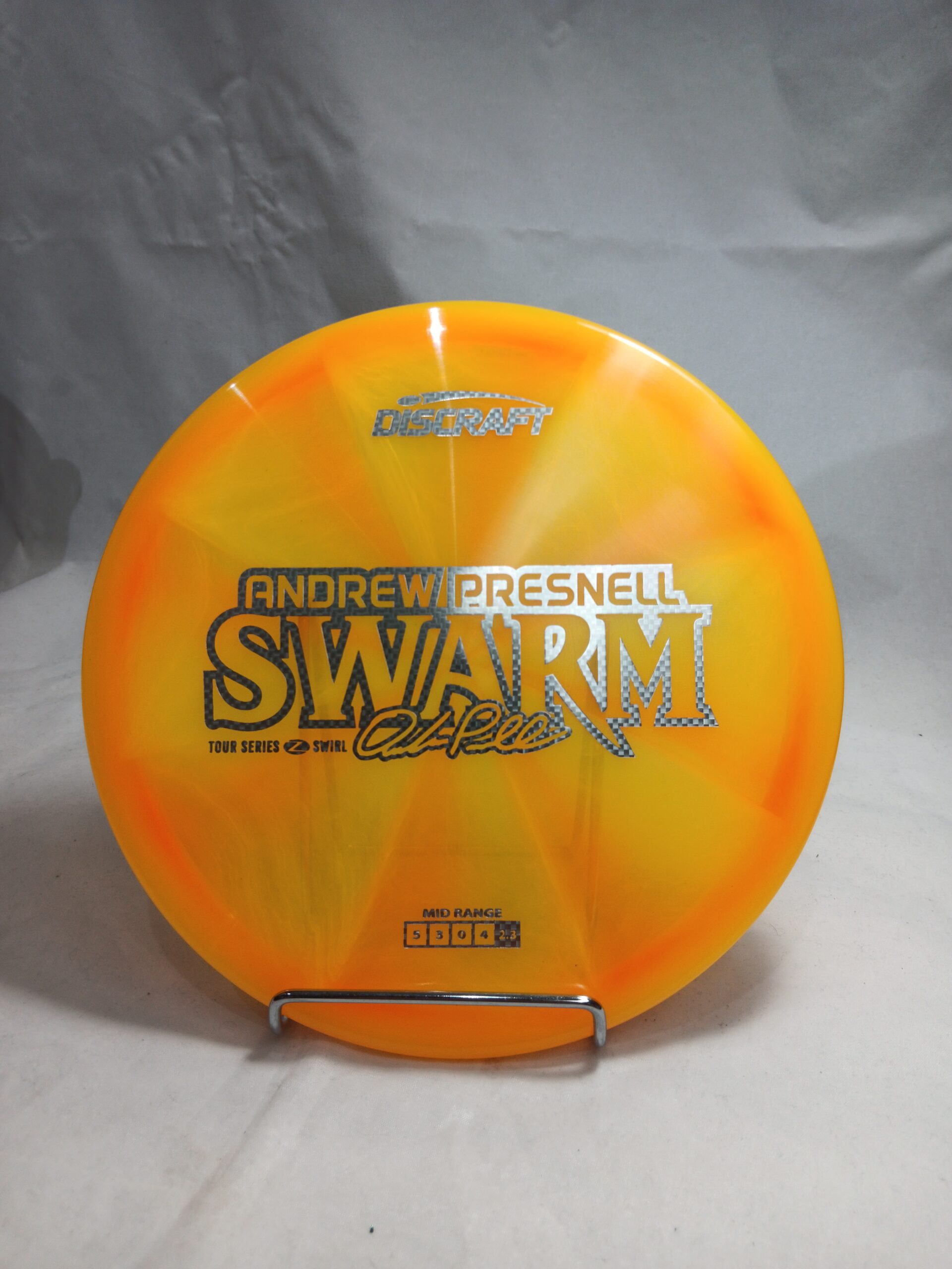 Discraft Swarm - 2025 Andrew Presnell Tour Series Z Swirl 177g+ (Orange ...